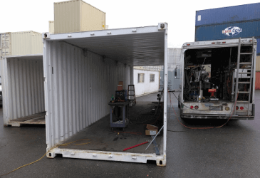 Shipping Container Pedestrians Walkways | Sidewalk Tunnels