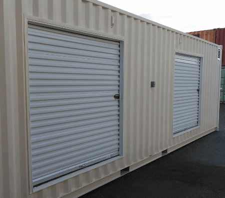 Shipping container roll up doors | Container Modification