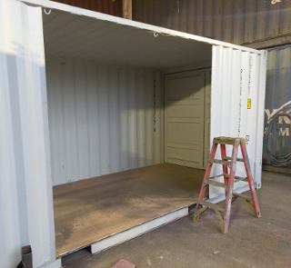 Shipping container with side doors | Open side cargo container